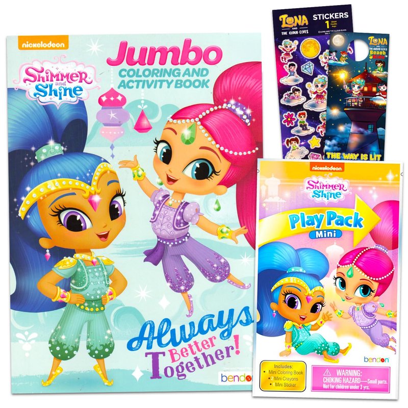 Shimmer and Shine Coloring Set for Kids - Bundle with Shimmer and Shine ...