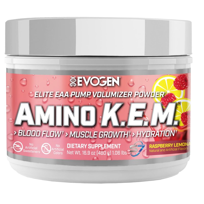 Evogen Amino K.E.M. - EAA & BCAA Powder Pump Volumizer | BCAAs Amino ...