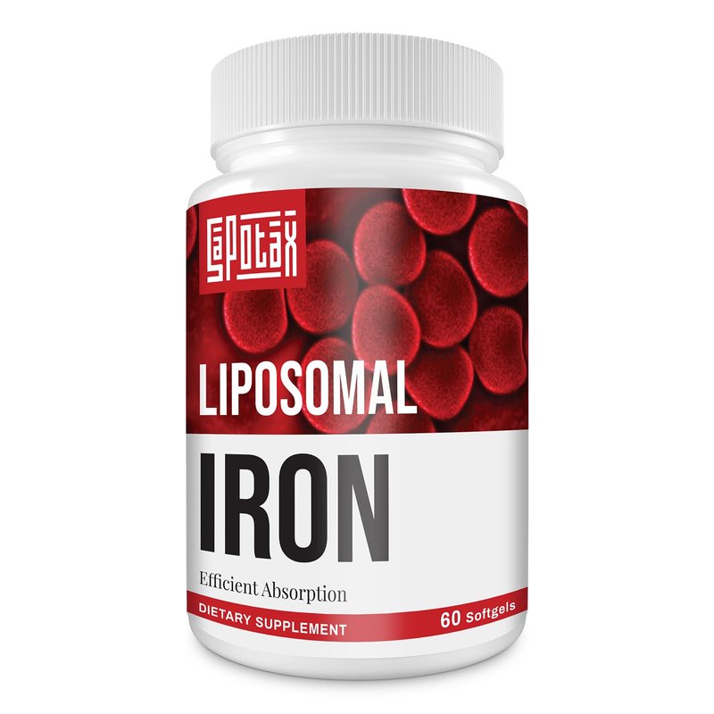 Liposomal Fe Iron Supplement for Women, 65 mg Iron Supplement with ...