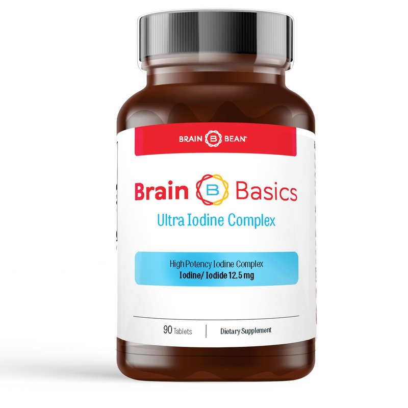 Brain Basics Ultra Iodine Complex Supplement for Thyroid Support ...