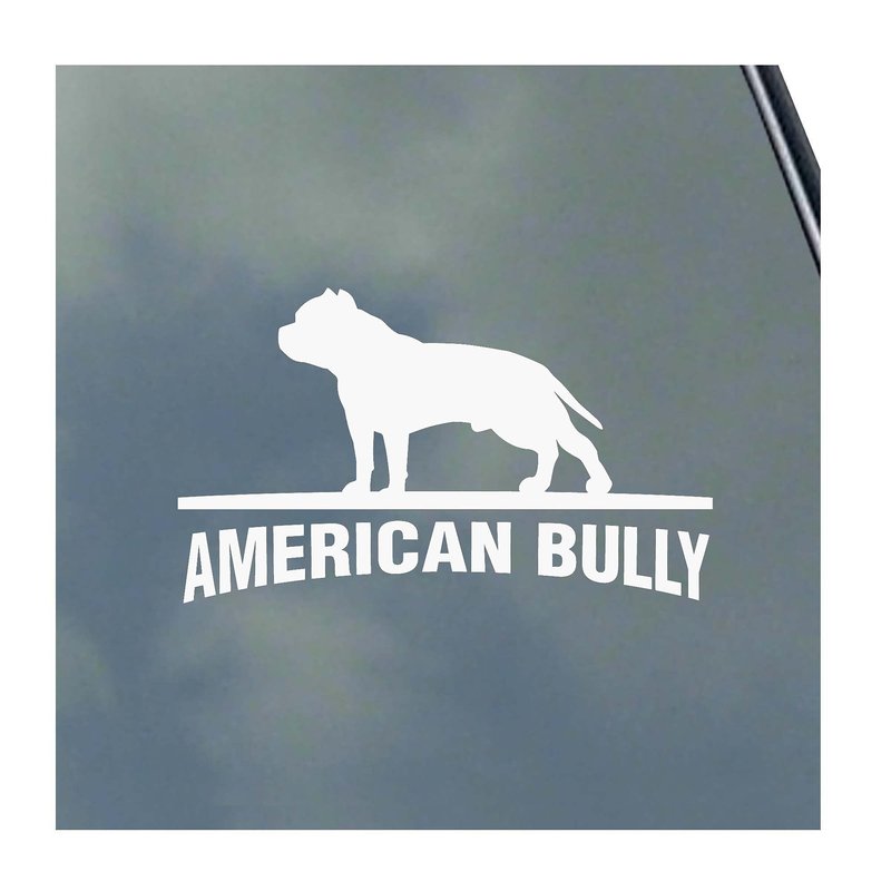 American Bully Vinyl Sticker Decal Dog Best Friend AKC Love ...
